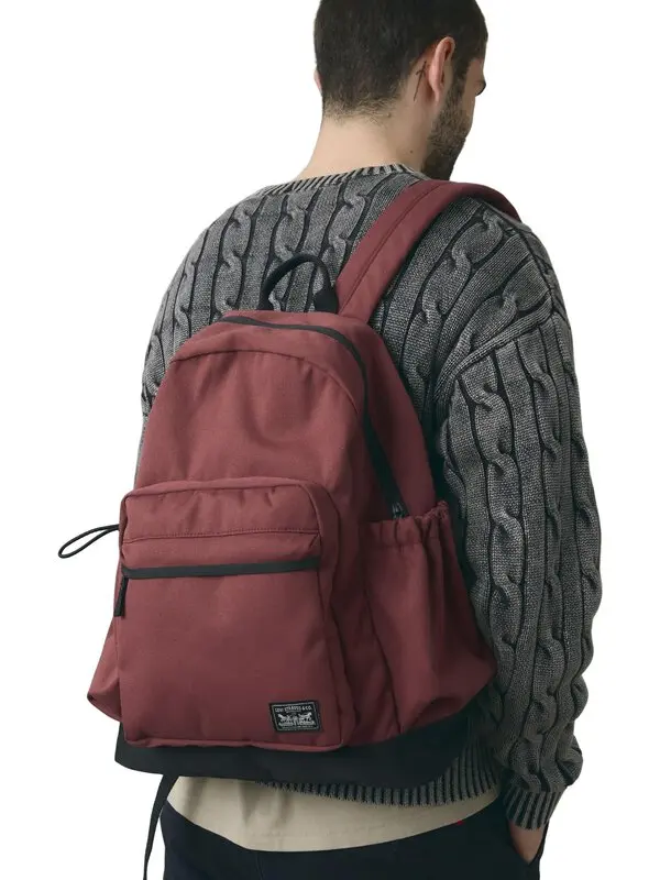 LEVI'S Mission Bay Backpack - Oxblood Red