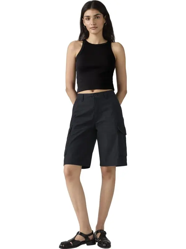 LEVI'S Baggy Dad Cargo Shorts - Caviar