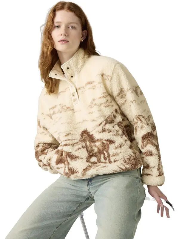 LEVI'S Sherpa Pullover - Wild Horses