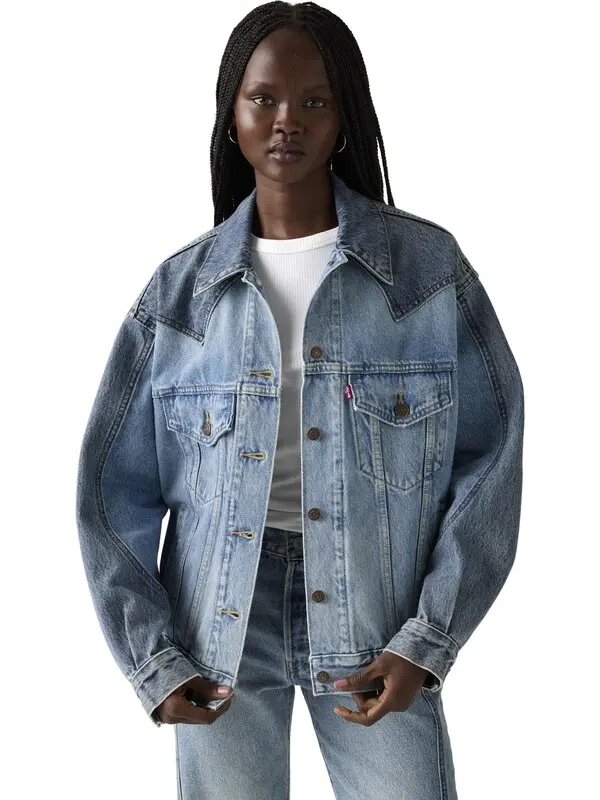 LEVI'S 90s Western Pieced Trucker Jacket - Free Range