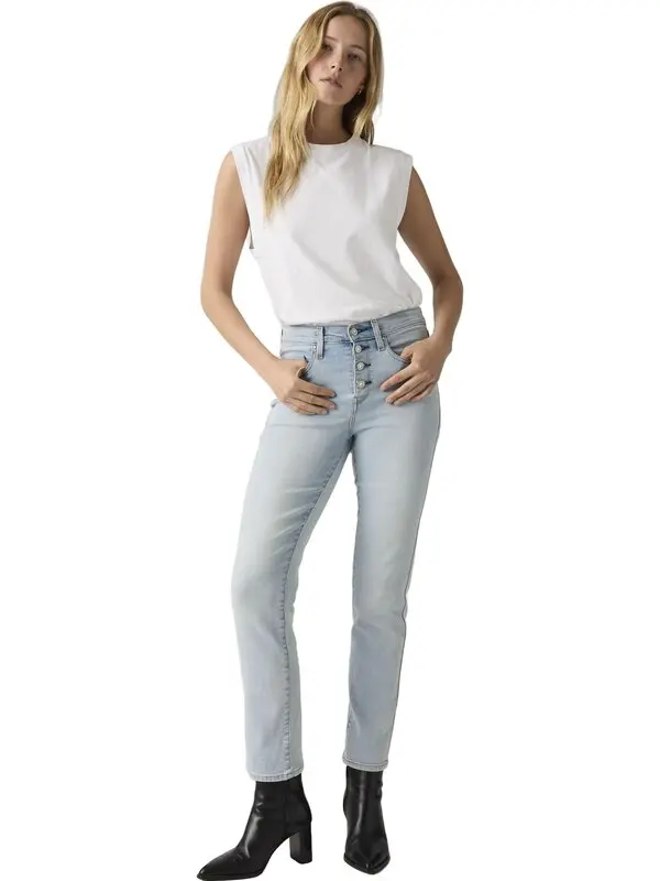 LEVI'S 724 High-rise Straight Jeans - Bright And Right