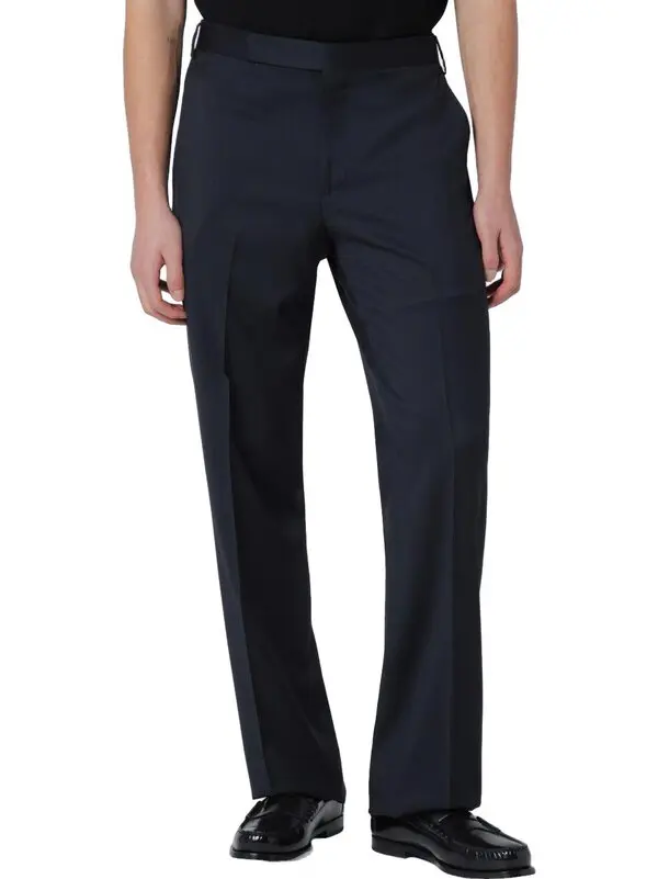 LARDINI Virgin Wool Trousers - Blue