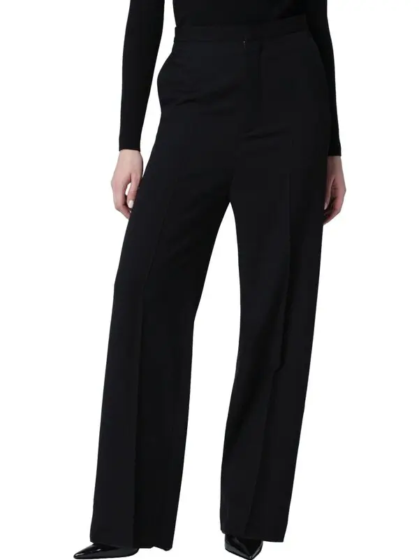 Balenciaga Wool Trousers - Black