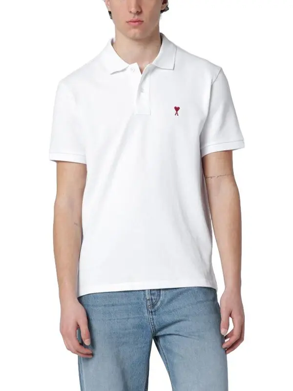 Ami De Coeur Polo Shirt - White