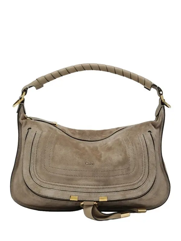 Chloé Marcie Small Shoulder Bag - Brown