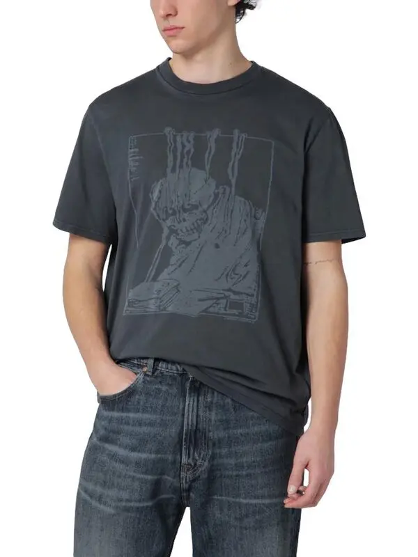 Our Legacy Angry Fan Mail Print T-shirt - Black