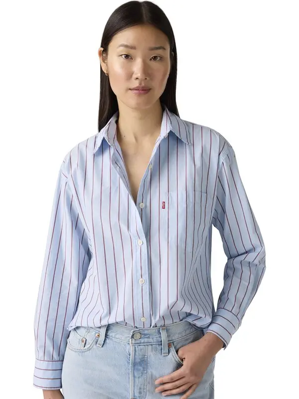 LEVI'S Harlie Boyfriend Shirt - Chambray Blue