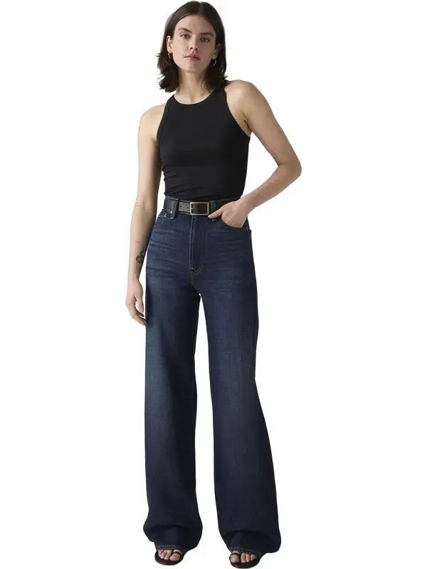 LEVI'S Ribcage Wide-leg Linen+ Denim Jeans - Do You Mind