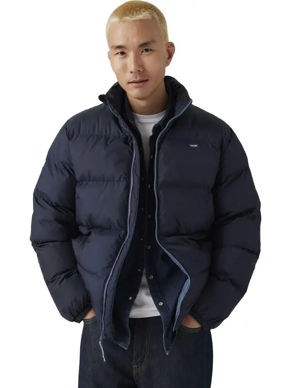 LEVI'S Piedmont Short Puffer Jacket - Navy Blazer