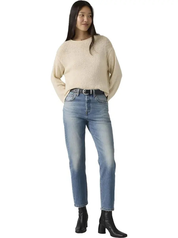 LEVI'S 501 Original Cropped Lightweight Jeans - Roaming On Two