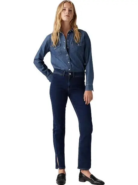 LEVI'S Tailored 724 High Rise Straight Jeans - Outside The Screen