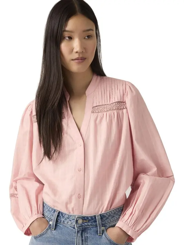 LEVI'S Madeline Long-sleeve Blouse - Peachskin