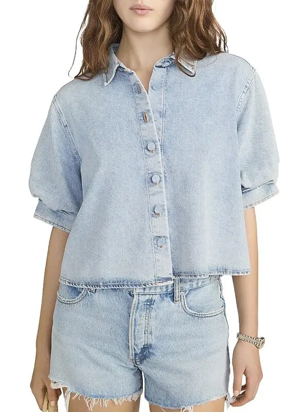FRAME The Billow Sleeve Shirt - Puffin