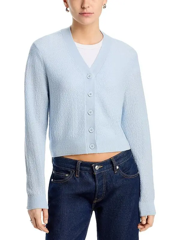 FRAME The Lightweight Cardi - Sky Blue