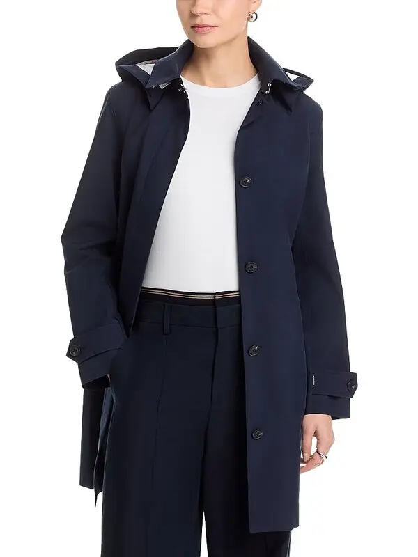 SAVE THE DUCK Jackie Raincoat - Blue Black