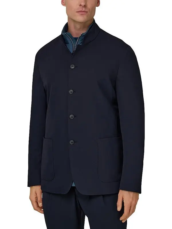 Boggi Milano B Tech Stretch Guru Blazer - Navy Blue