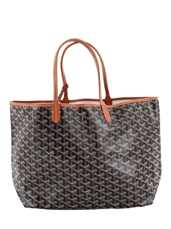 GOYARD Saint Louis Pm Tote Coated Canvas - Brown