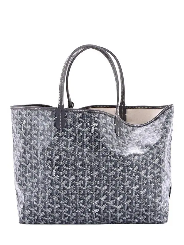 Goyard Pm Saint Louis Coated Canvas Tote - Gray