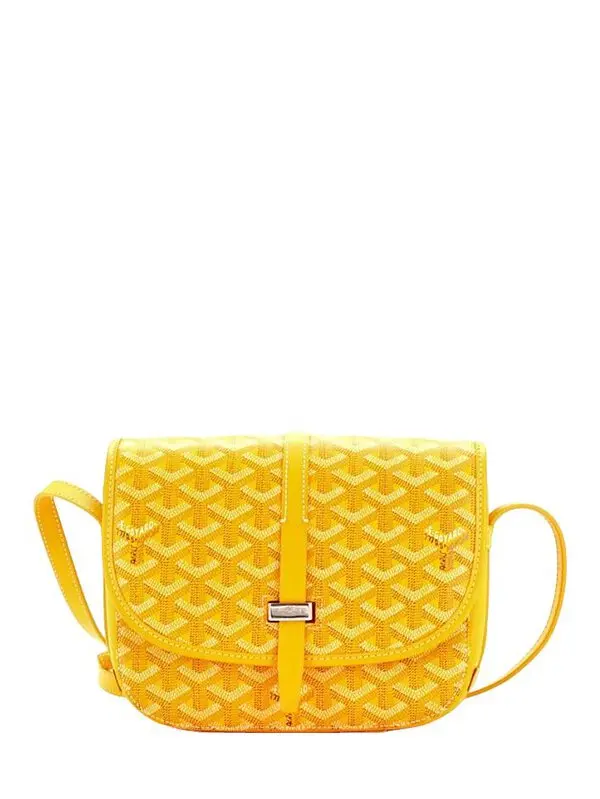 GOYARD Pm Belvedere Ii Messenger Bag Coated Canvas - Yellow