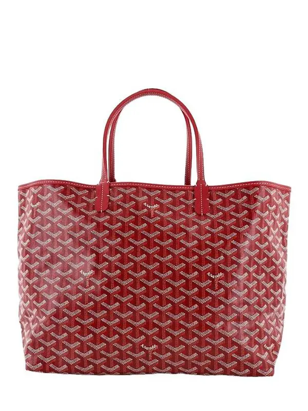 Goyard Pm Saint Louis Tote Coated Canvas - Red