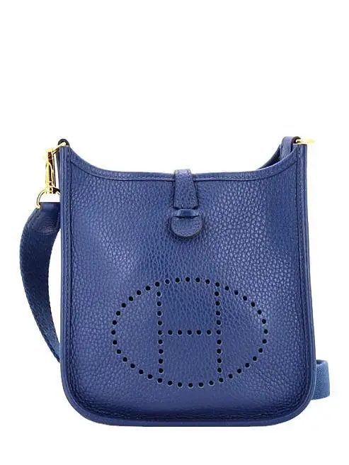HERMES Tpm Evelyne Bag Gen Iii Clemence - Blue