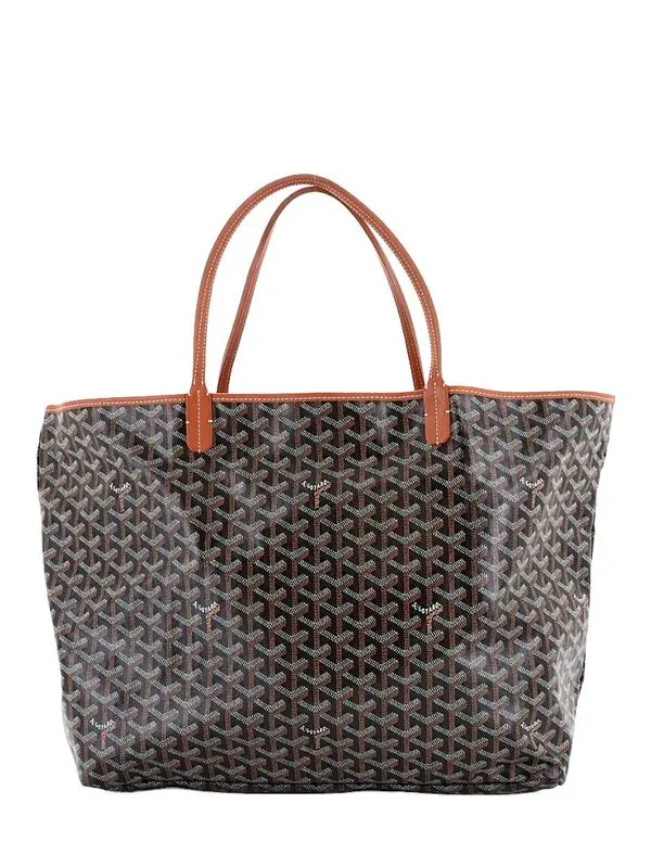 Goyard Gm Saint Louis Tote Coated Canvas - Brown