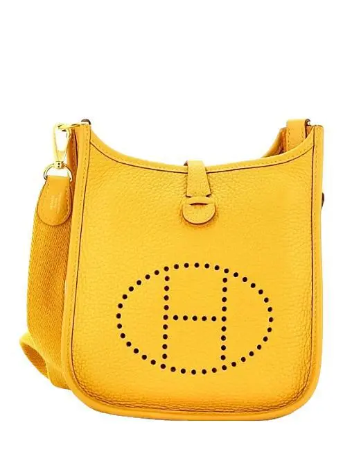 HERMES Hermès Tpm Evelyne Bag Gen Iii Clemence - Yellow