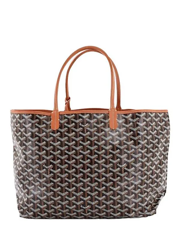Goyard Pm Saint Louis Tote Coated Canvas - Brown