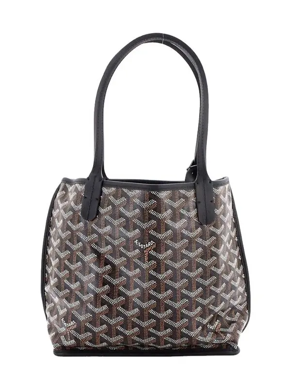 Goyard Anjou Reversible Tote Coated Canvas - Black