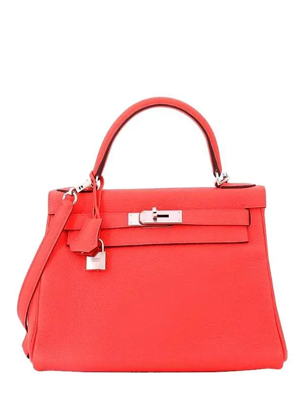 Hermès Kelly 28 Handbag - Rose Texas