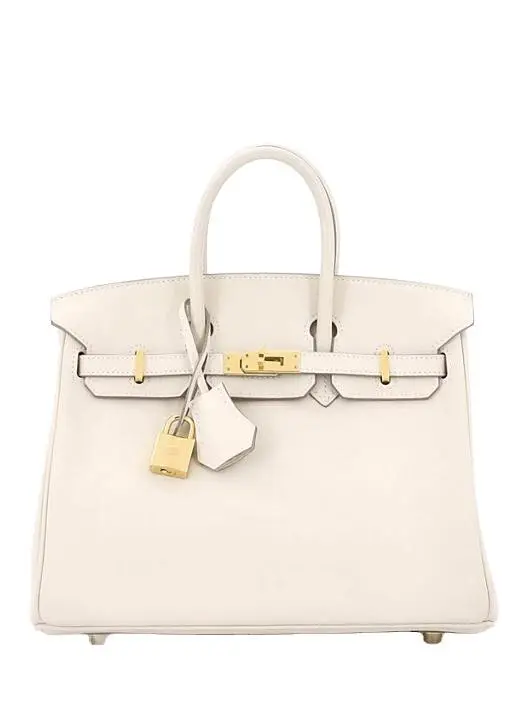 Hermès Birkin 25 Handbag With Gold Hardware - Beton