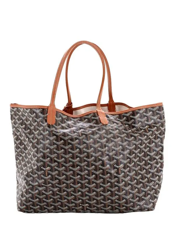 Goyard Pm Saint Louis Coated Canvas Tote - Brown