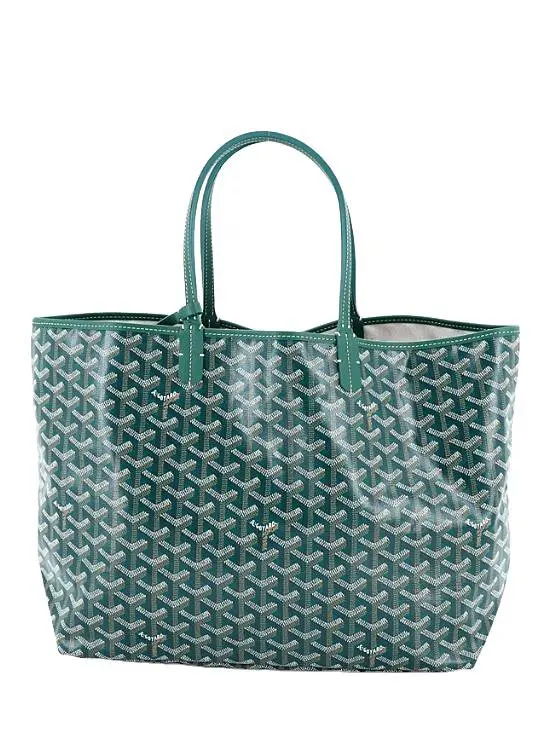 Goyard Pm Saint Louis Tote Coated Canvas - Green