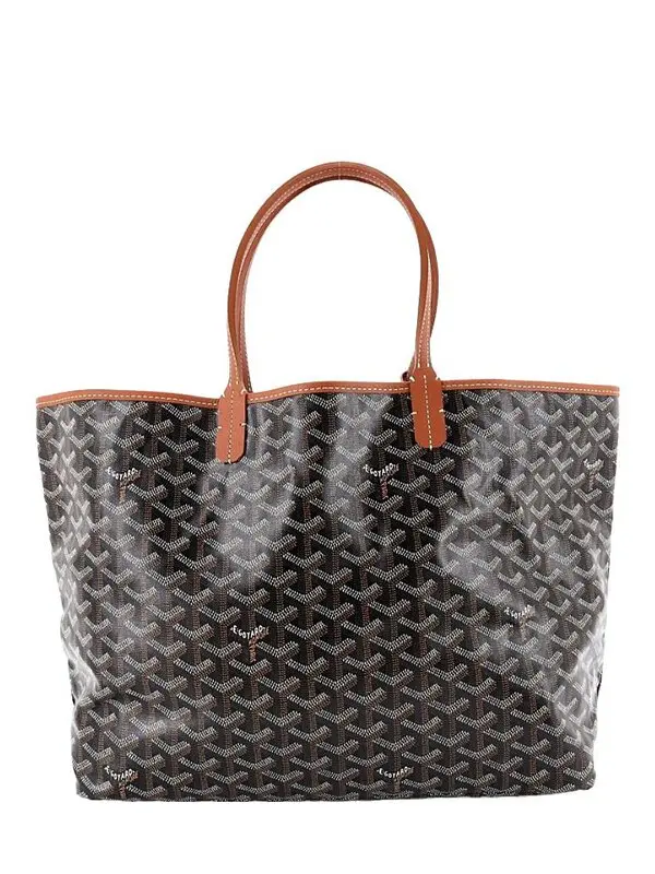 Goyard Saint Louis Pm Tote Coated Canvas - Brown