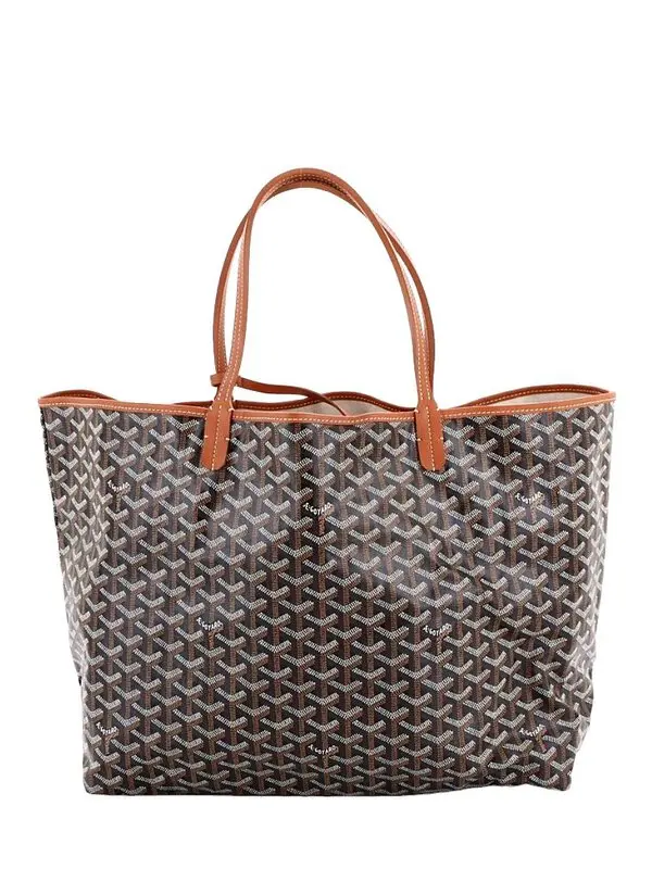 Goyard Gm Saint Louis Tote Coated Canvas - Brown