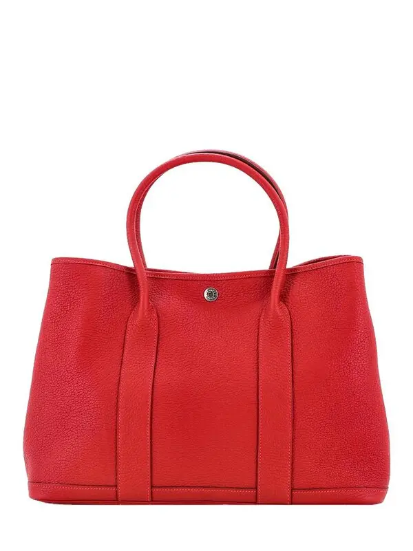HERMES 36 Garden Party Tote - Red