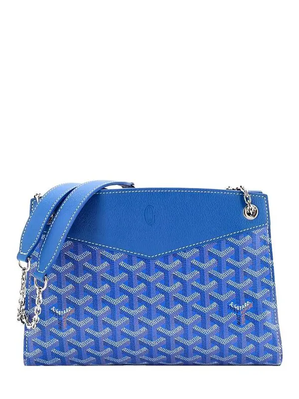 Goyard Pm Structured Rouette Shoulder Bag - Blue