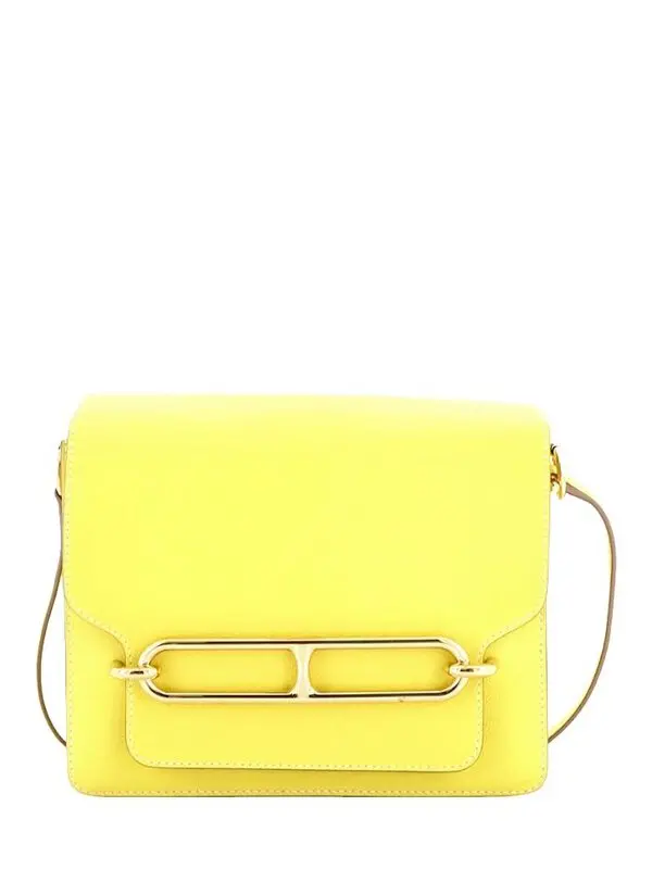 Hermès 23 Roulis Bag Evercolor - Yellow