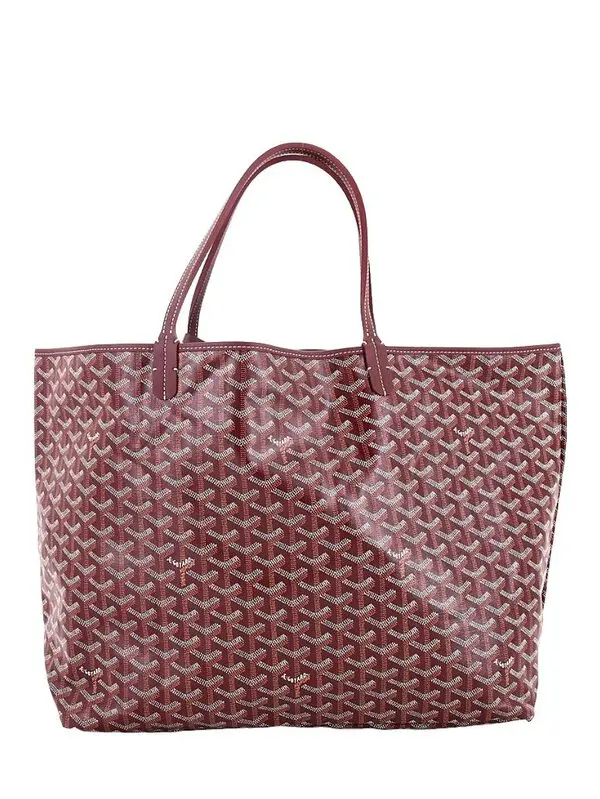 GOYARD Gm Saint Louis Tote Coated Canvas - Red