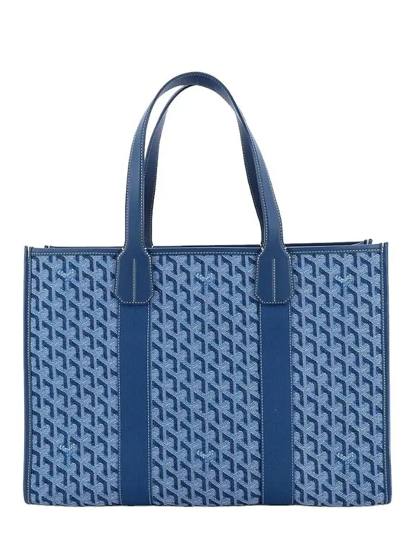 GOYARD Mm Villette Tote Coated Canvas - Blue