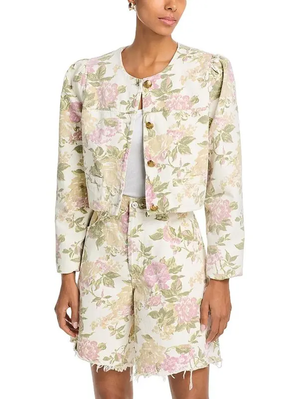 Citizens Of Humanity Anita Puff Sleeve Jacket - English Rose