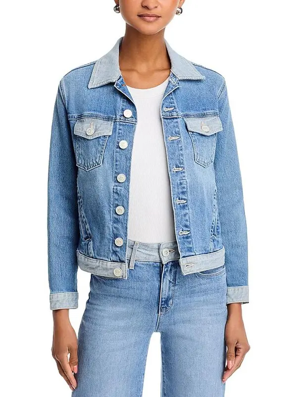 L'Agence Maven Slim Denim Jacket - Bexley