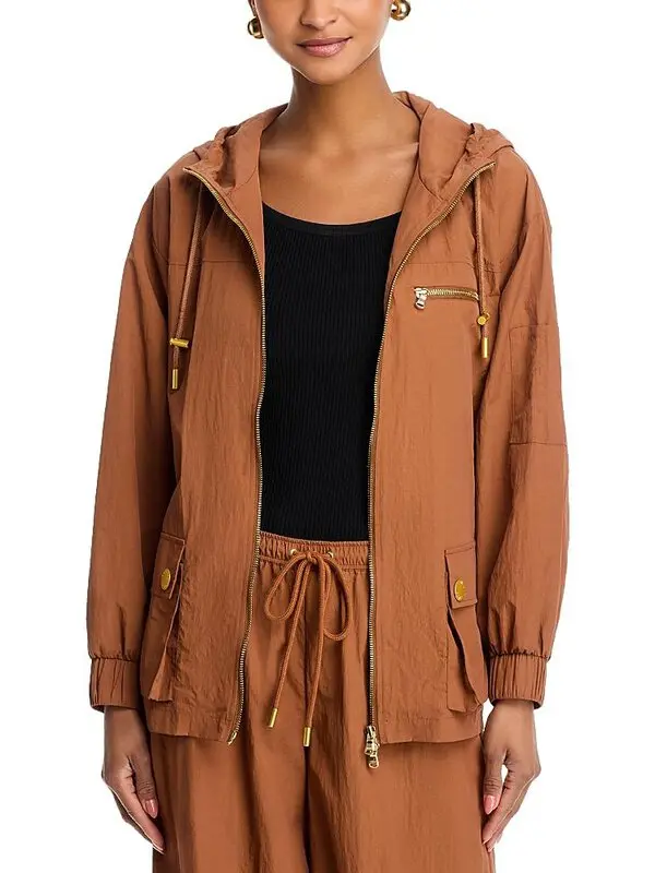 L'Agence Calina Windbreaker Jacket - Fawn