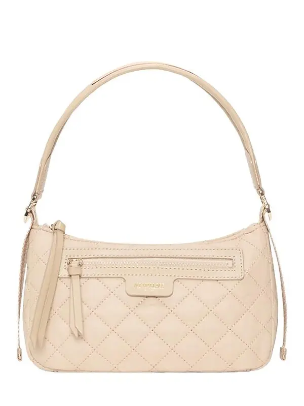 Mz Wallace Small Quilted Leather Park Shoulder Bag - Buff/light Gold
