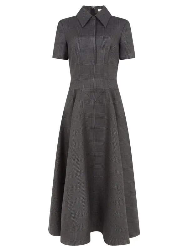 EMILIA WICKSTEAD Jody Fit And Flare Dress - Black