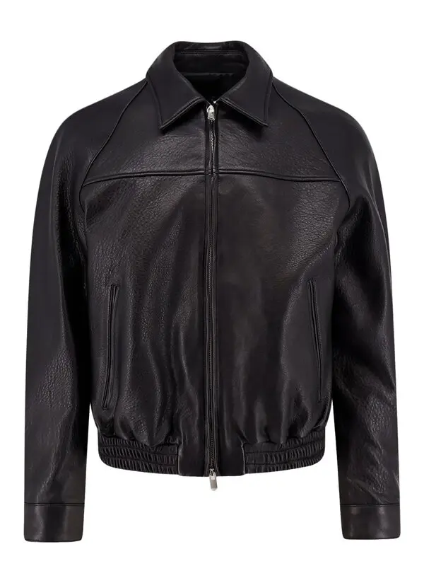 TONYWACK Vintage Leather Jacket - Black