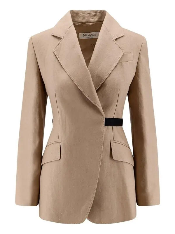 Max Mara Linen Blazer - Beige