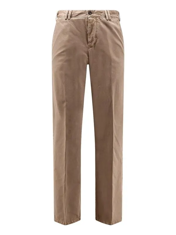 PT TORINO Reworked Michael Deluxe Cotton Trousers - Beige