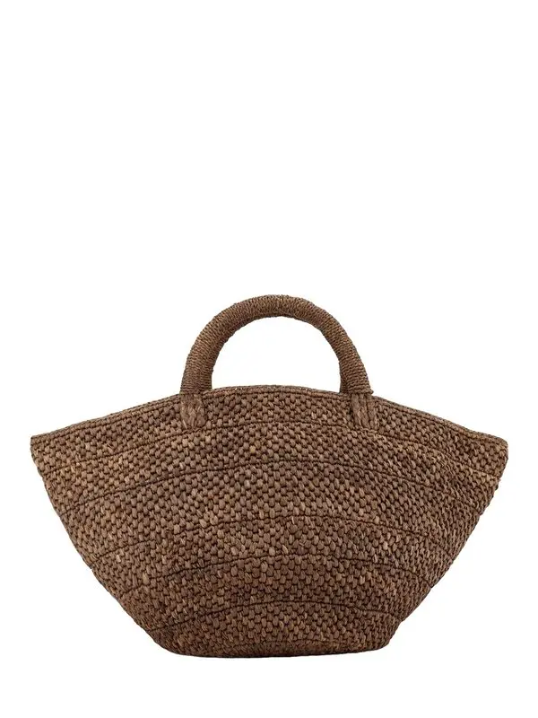 IBELIV Ela Raffia Handbag - Brown