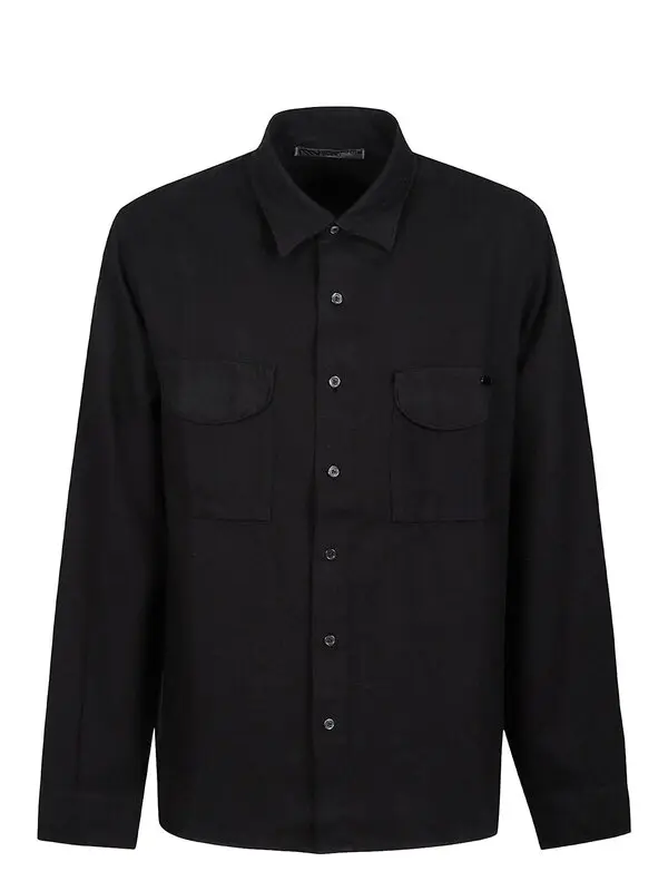 MASSIMO OSTI STUDIO Paper Twill Shirt - Black